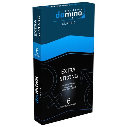 Презервативы DOMINO Classic, Extra Strong, 6 шт.