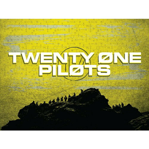 Плакат, постер на холсте Twenty One Pilots/Двадцать один пилот/музыкальные/поп исполнитель/артист/поп-звезда/группа. Размер 21 х 30 см