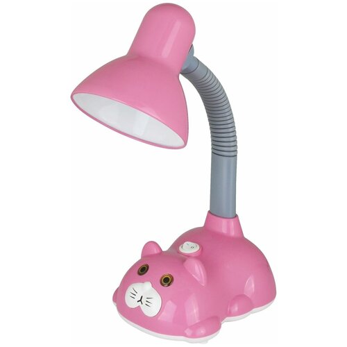 Лампа детская Camelion Smart KD-385 C14, E27, 40 Вт, розовый