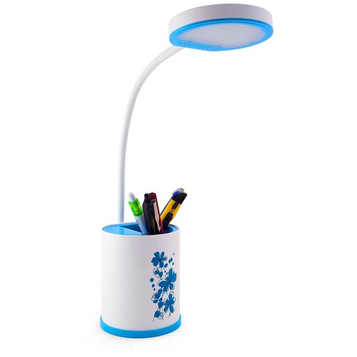 Лампа светодиодная Lucia Органайзер L529 голубой, 4 Вт, белый