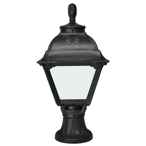 Fumagalli Уличный светильник Cefa U23.110.000.AYF1R, E27, 60 Вт, цвет арматуры: черный, цвет плафона белый
