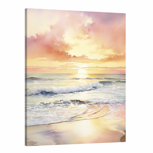 Интерьерная картина 50х70 "Море закат"