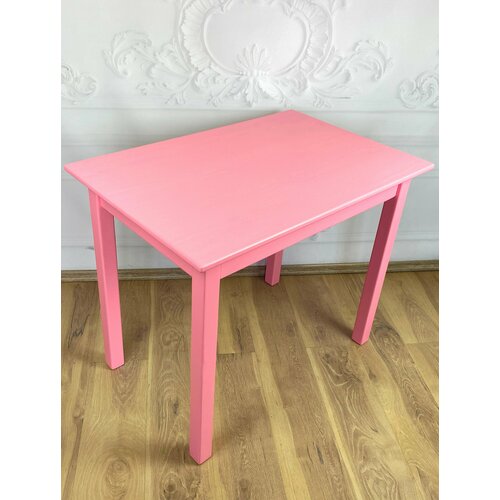Стол из массива сосны Классика 20 мм 110х60х75 см цвет розовый