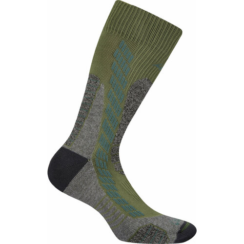 Носки Accapi, размер 34-36, зеленый, серый