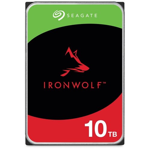 Seagate Жесткий диск HDD Seagate SATA3 10Tb IronWolf NAS 7200 256Mb 1 year