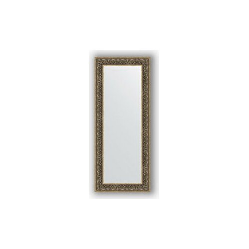 Зеркало в багетной раме поворотное Evoform Definite 63x153 см, вензель серебряный 101 мм (BY 3128)