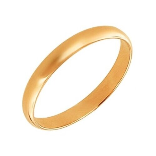 Кольцо Эстет, красное золото, 585 проба, размер 16
