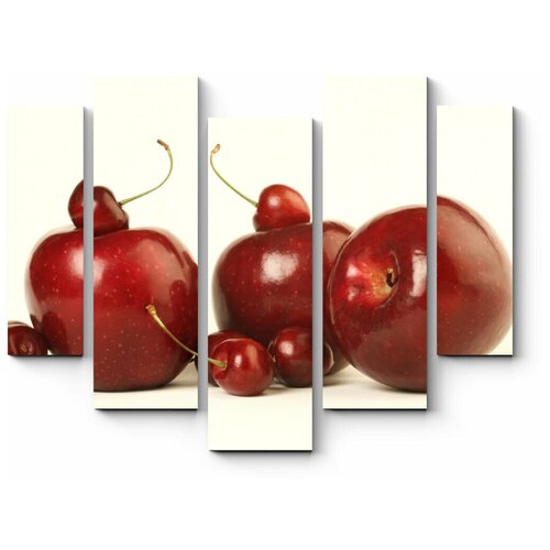 Модульная картина Вишнево-яблочное настроение 151x123