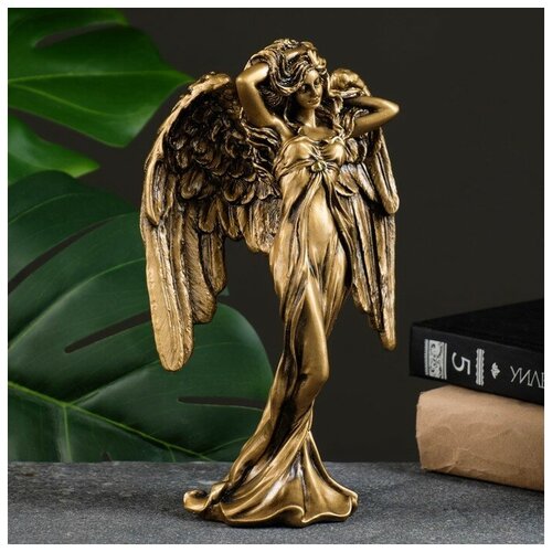 Фигура "Ангел" золото 7х13х22,5см