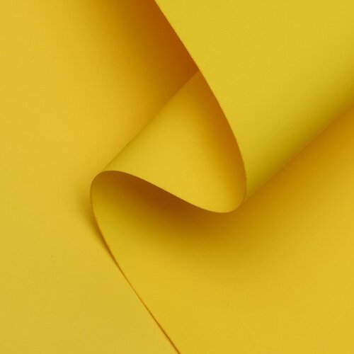 UPAK LAND Пленка матовая, базовые цвета, желтая, 0,5 х 10 м, 65 мкм