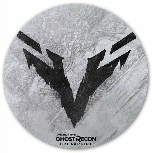 Коврик для мышки круглый Ghost Recon Breakpoint Wolves Emblem