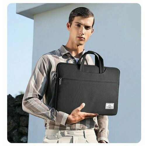 Сумка для ноутбука WiWU ViVi Laptop Handbag для Macbook 14", водонепроницаемая - Черный