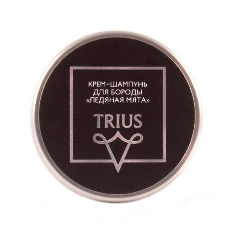 Trius Крем-шампунь для бороды Ледяная мята, 50 г, 50 мл