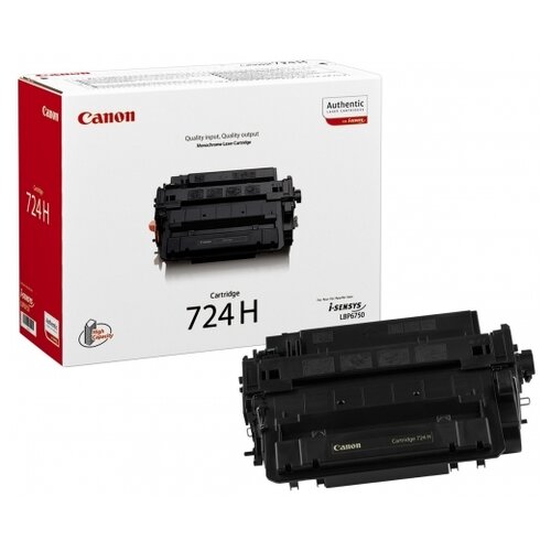 Картридж Canon 724H (3482B002), 12500 стр, черный