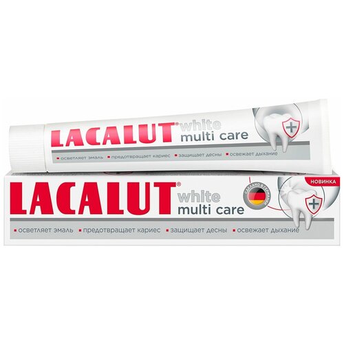 Lacalut white multi care зубная паста, 60 г