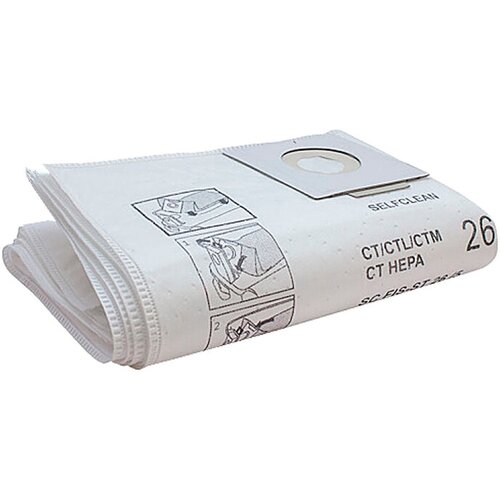 Мешки синтетические 5 шт для пылесоса FESTOOL CTM 48 E AC CLEANTEC