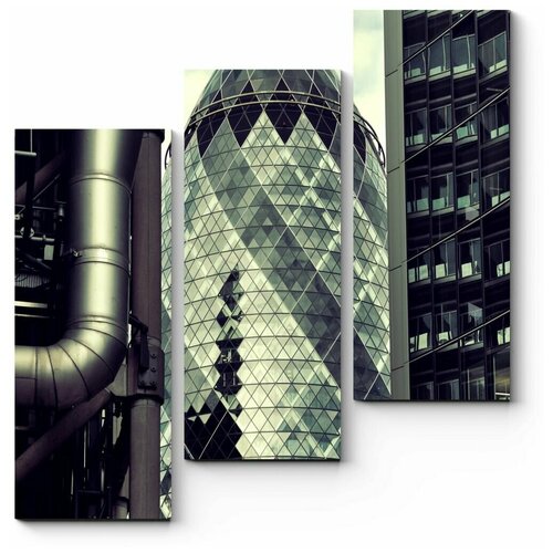 Модульная картина Современный Лондон 70x75