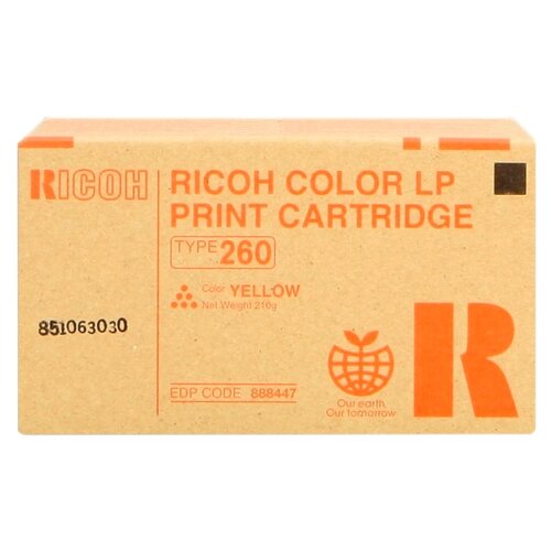 Картридж Ricoh type 260 Yellow, 10000 стр, желтый
