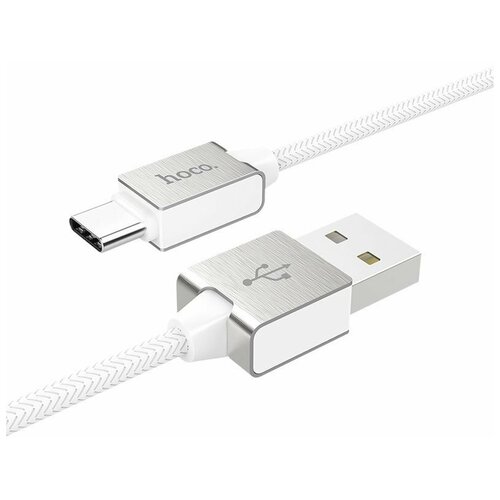 Дата-кабель Hoco U49 USB-Type-C, 1.2 м, белый