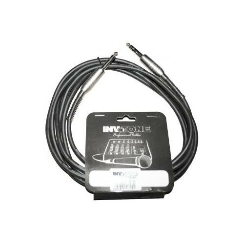 Кабель аудио 1xJack - 1xJack Invotone ACM1203S BK 3.0m