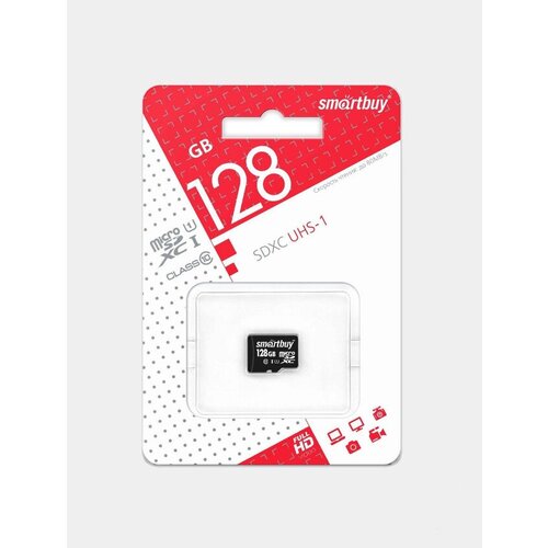 Карта памяти microSDXC SmartBuy 128GB Class 10