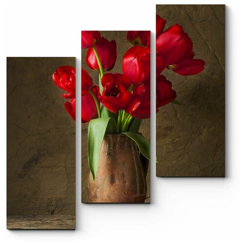 Модульная картина Прекрасные тюльпаны 90x96