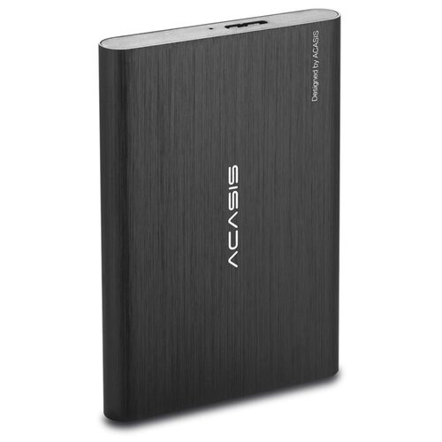 Корпус для внешнего жесткого диска Acasis FA-08US 2.5 inch USB 3.0 External Aluminum Hard Drive SATA, черный