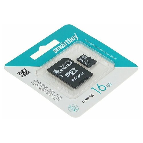 Карта памяти Smartbuy Micro SD 16 Гб