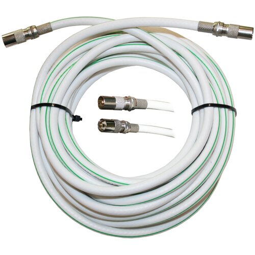 Антенный кабель телевизионный (удлинитель) ТАУ-5 метров Триада LUX белый
