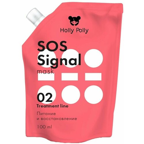 Маска для волос Holly Polly SOS-signal экстра-питательная 100мл х 2шт