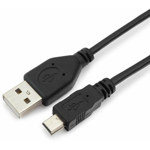 Кабель Гарнизон USB - miniUSB (GCC-USB2-AM5P), 1 м, черный