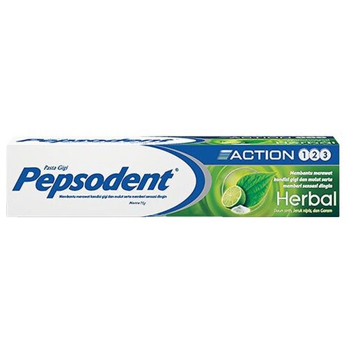 Зубная паста Pepsodent Action 1,2,3 Herbal, 75 мл