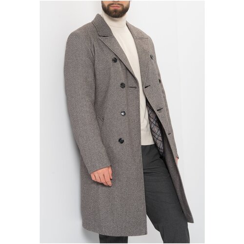 Пальто MISTEKS design, размер 50-182, серый