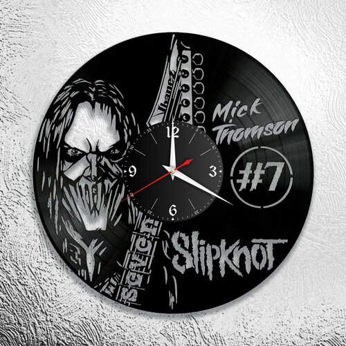 Настенные часы с Mick Thomson, Мик Томсон, Slipknot, Слипнот