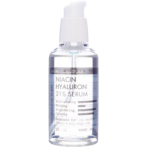 Derma Factory Сыворотка увлажняющая для проблемной кожи - Niacin hyaluron 21% serum, 80мл