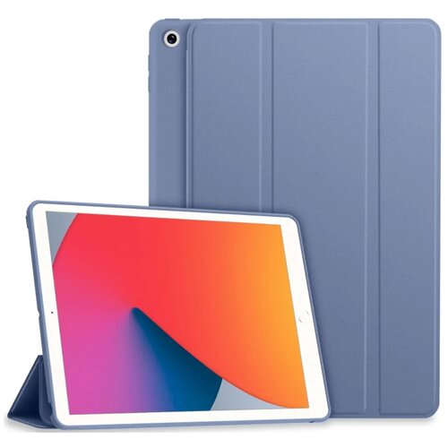 Чехол для планшета Apple iPad 9 10.2 (2021) / iPad 8 10.2 (2020) / iPad 7 10.2 (2019), из мягкого силикона (дымчато-фиолетовый)