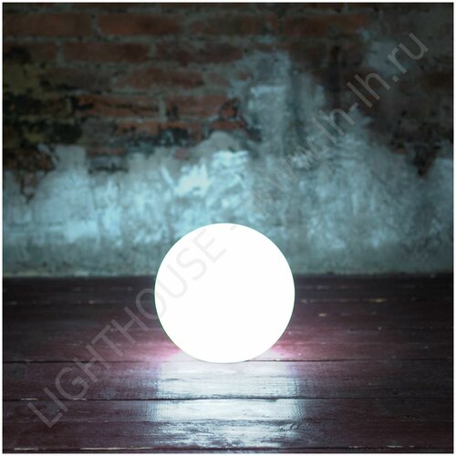 Настольная лампа шар белый Moonlight 30 см 220V White_YM
