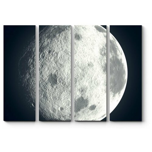 Модульная картина Безупречная Луна 60x45
