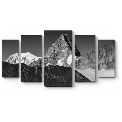 Модульная картина Величественные горы 210x116