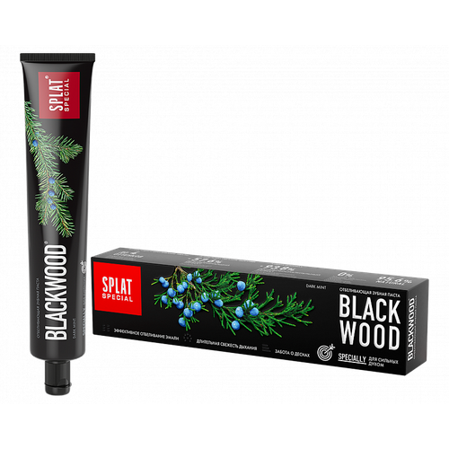Splat Зубная паста Special Blackwood 75 гр, 2 шт.