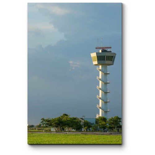 Модульная картина Башня на фоне летнего неба30x45