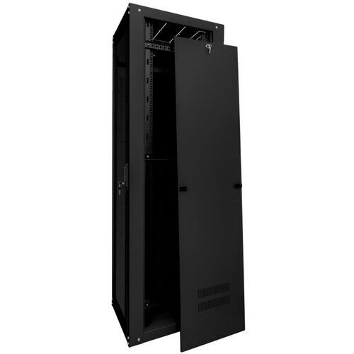 Телекоммуникационный шкаф напольный 19 дюймов 42u 600х800 черный: 19box-42U 60/80GB