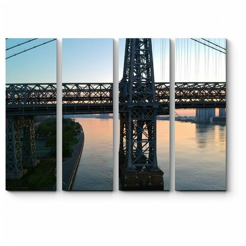 Модульная картина Одинокий мост170x128