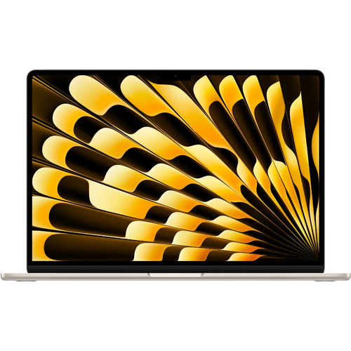 Apple Ноутбук Apple MacBook Air 15 2023 (M2 8-Core, GPU 10-Core, 8GB, 512GB) (8 ГБ, 512 ГБ, MQKV3, Сияющая звезда)