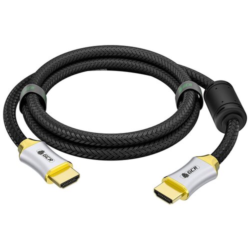 GCR Кабель DELUX 2.0m HDMI 2.0, нейлон, HDR 4:2:2, Ultra HD, 4K 60 fps 60Hz/5K*30Hz, 3D, AUDIO, 18.0 Гбит/с, 28/28 AWG, 3 X экран