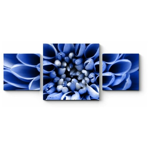 Модульная картина Запах синего170x73