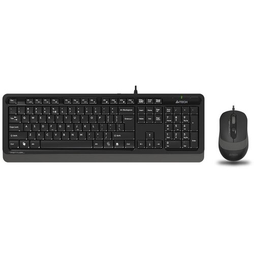 Клавиатура + мышь A4Tech Fstyler F1010, черный/серый