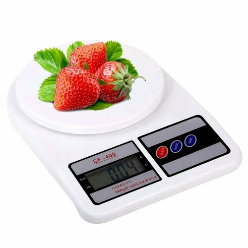 Электронные Кухонные весы SF-400, белый/Electronic kitchen scale