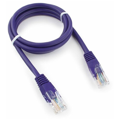 Сетевой кабель Gembird Cablexpert UTP cat.5e 1m Violet PP12-1M/V