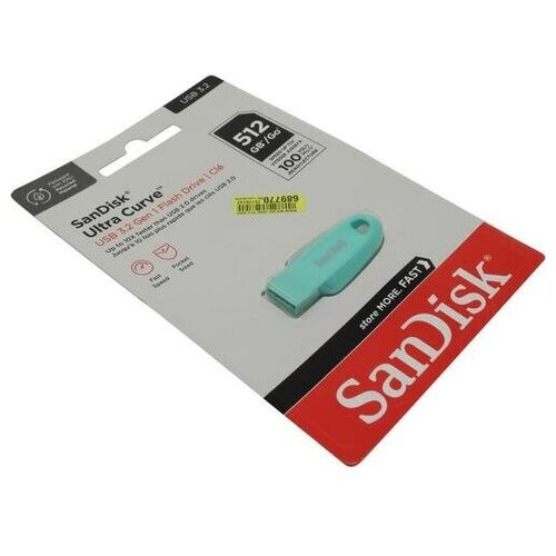 Флешка Sandisk Ultra Curve SDCZ550-512G-G46G 512 Гб Blue